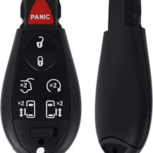 Keyless Remote Smart Key Fob Replacement Fit for 2008-2016 Chrysler Town and Country 2008-2016 Dodge Grand Caravan 2008-2020, M3N5WY783X