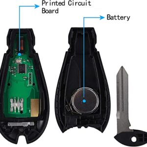 Keyless Remote Smart Key Fob Replacement Fit for 2008-2016 Chrysler Town and Country 2008-2016 Dodge Grand Caravan 2008-2020, M3N5WY783X