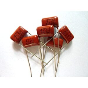 20pcs cbb 473 630v 473j cl21 0.047uf 47nf p10 metallized polypropylene film capacitor