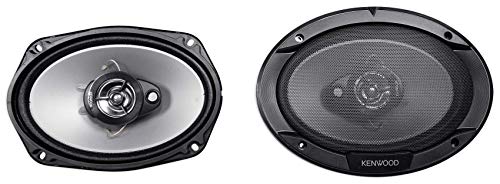 Kenwood (2) KFC-6966S 6x9 800 Watt+(2) 6.5" 600 Watt Car Audio Coaxial Speakers