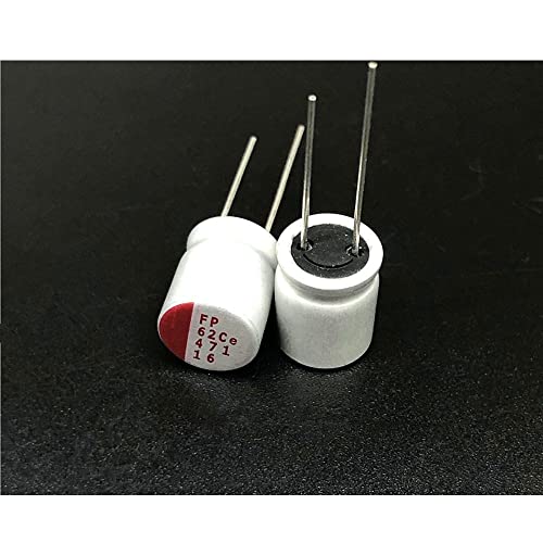 10pcs 470uF 16V FP 10x12.5mm Low ESR Top Grade 16V470uF VGA/Motherboard Solid Capacitor