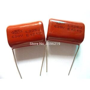 20pcs cbb 225 630v 225j cl21 2.2uf 2200nf p26 metallized polypropylene film capacitor