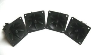 four (4) piezo replacement tweeters for motorola ksn1001a