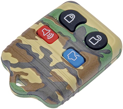 Dorman 13607GNC Keyless Entry Transmitter Cover Compatible with Select Ford / Lincoln / Mercury Models, Green Woodland Camouflage