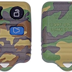 Dorman 13607GNC Keyless Entry Transmitter Cover Compatible with Select Ford / Lincoln / Mercury Models, Green Woodland Camouflage