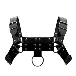 Male Power 590-266 Leather Aries Harness Black