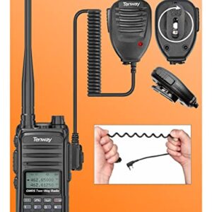 GMRS Radio Handheld GM-55 2pcs 5W Long Range Two Way Radio GMRS Repeater Capable, with NOAA Scanning & Receiving, Display SYNC, for Off Road Overlanding