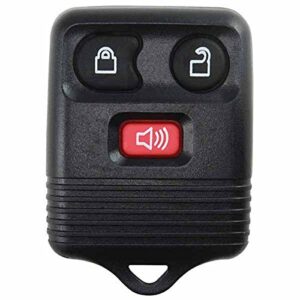 keylessoption black replacement 3 button keyless entry remote control key fob clicker