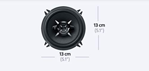 Sony XSFB1330 5.25-Inches 240 Watt 3-Way Car Audio Speakers, 1 pair (Black)