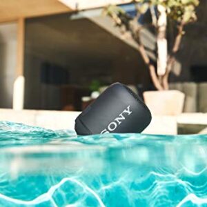 Sony Compact and Portable Waterproof Wireless Speaker with Extra Bass - Black