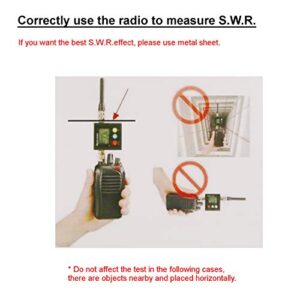 Mcbazel Surecom SW-102 Digital VHF/UHF 125-525Mhz Antenna Power & SWR Meter