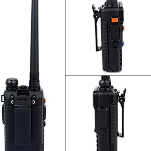 Retevis RT-5R Walkie Talkies Long Range, Dual Band 128CH High Power Handheld Two Way Radios, 1400mAh Rechargeable 2 Way Radios with Shoulder Mic, for Hunt, Hiking (2 Pack)