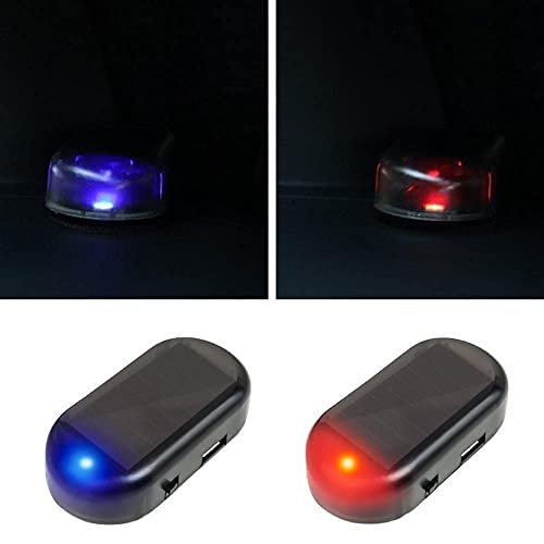 Strobe Signal Security System Universal Flash Warning LED Light Alarm Car Simulation Lamp Power Fake Theft Solar