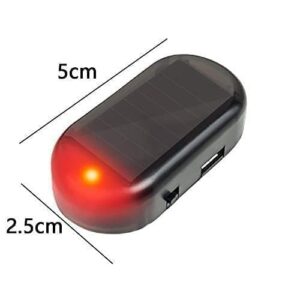 Strobe Signal Security System Universal Flash Warning LED Light Alarm Car Simulation Lamp Power Fake Theft Solar