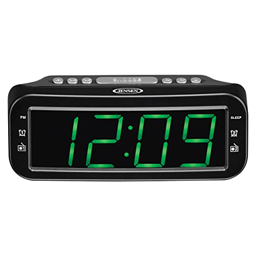 JENSEN JCR-206 Digital AM/FM Dual Alarm Clock Radio