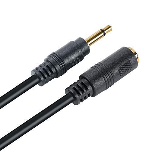 3.5mm Mono Extension 3FT - 12V Trigger, Only for IR Infrared Sensor Receiver Extension Extender, 3.5mm 1/8" TS Monaural Mini Mono Audio Male to Female Cable (3FT)