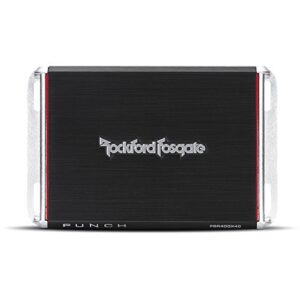 rockford fosgate punch pbr400x4d compact chassis 400-watt full-range 4-channel amplifier