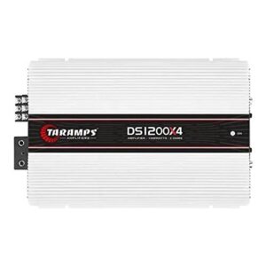 taramp’s ds 1200x4 4 channels 1200 watts rms car audio amplifier 2 ohm