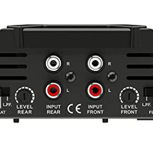 Stetsom IR 400.4 2 Ohms Compact Digital 4 Channels Amplifier, IRON LINE, 400 Watts RMS 400x4, 2Ω Stable, Multichannel Digital Car Audio Amp TS, Full-Range Sound Quality, Crossover