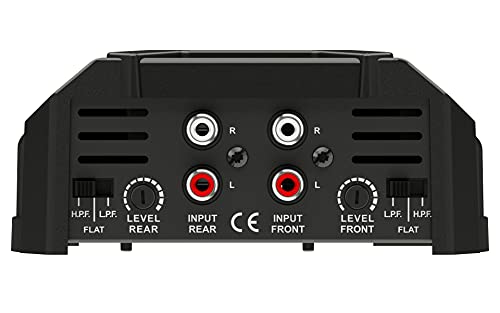 Stetsom IR 400.4 2 Ohms Compact Digital 4 Channels Amplifier, IRON LINE, 400 Watts RMS 400x4, 2Ω Stable, Multichannel Digital Car Audio Amp TS, Full-Range Sound Quality, Crossover