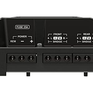 Stetsom IR 400.4 2 Ohms Compact Digital 4 Channels Amplifier, IRON LINE, 400 Watts RMS 400x4, 2Ω Stable, Multichannel Digital Car Audio Amp TS, Full-Range Sound Quality, Crossover