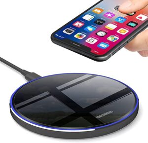 wireless charger, qi-certified 30w max wireless charging pad compatible with samsung galaxy s23/s22/s21/s21 ultra/s21+/s20 fe/s20/note 20/10,google pixel,lg,and more