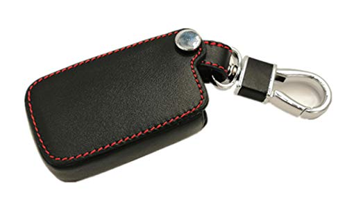 KAWIHEN Leather Key Fob Cover Replacement for Toyota Highlander Prius Prius C Prius V RAV4 HYQ14AAB HYQ12ACX HYQ14AEM