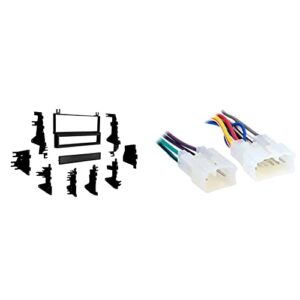 metra 99-8101 dash kit for toyota multikitturbo 84-04 & metra 70-1761 radio wiring harness for toyota 87-up power 4 speaker