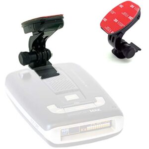 lycogear radar detector easy connect adhesive mount for escort max/max 2 radar detectors (not compatible with max360c & max3)