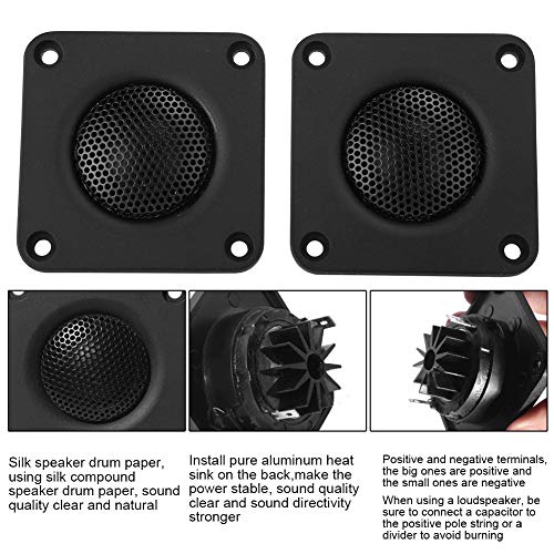 2" Car Audio Speaker Tweeter 30W Full Range Mini Loudspeaker 4ohm Speaker Woofer for Home, Office, Shopping Mall