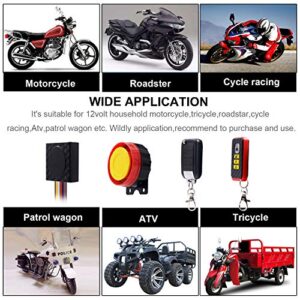 BlueFire® Motorcycle Security Kit Alarm System Anti-Hijacking Cutting Off Remote Engine Start Arming Disarming