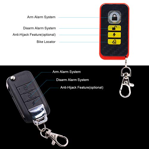 BlueFire® Motorcycle Security Kit Alarm System Anti-Hijacking Cutting Off Remote Engine Start Arming Disarming