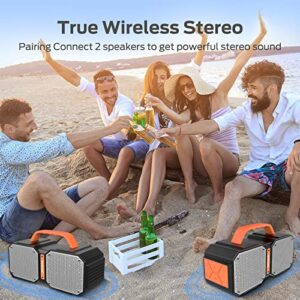 BUGANI Bluetooth Speaker, M83 Waterproof Portable Speaker, 24 Hours Play Time, Charge Your Phone, Super Power, Suitable for Family Party and Outdoor Travel, Outdoor Speaker