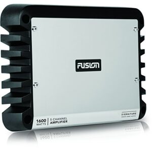 fusion signature series marine amplifier, 1600-watt 5 channel, a garmin brand