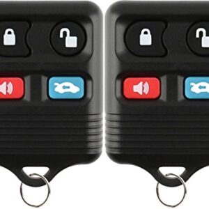 KeylessOption Keyless Entry Remote Car Key Fob for Ford Lincoln Mercury CWTWB1U345 (Pack of 2)