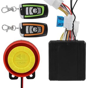 12v universal motorcycle alarm system remote control engine start 125db