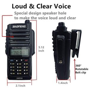 Radtel Baofeng Uv-9r Plus 8Watts Walkie Talkie Bf-uv9r Plus Ip67 Waterproof Uhf/VHF Dual Band Radio 8W (No FM Radio Feature)