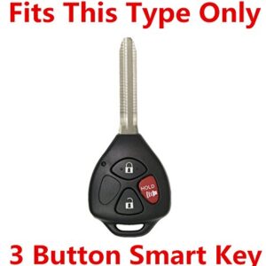 Rpkey Silicone Keyless Entry Remote Control Key Fob Cover Case protector Replacement Fit For Toyota 4Runner Corolla Matrix RAV4 Venza Yaris Pontiac Vibe Scion iQ tC xB xD HYQ12BBY MOZB41TG