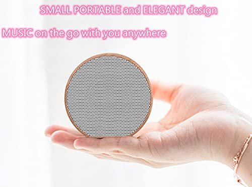 UZiLaCo Wireless Speakers, Portable Bluetooth Speaker with IPX4 Waterproof, Perfect Small Size, HD Sound, Wireless Bluetooth Speaker for Home Office Bookshelf Outdoor Travel Camping-White