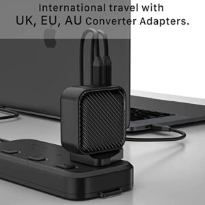 [Bundle] INVZI 100w GaN USB-C Charger 4-Port and International Universal Travel Adapter Converter with UK, EU, AU Adapter