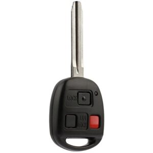 car key fob keyless entry remote fits toyota 2008-2009 fj cruiser, 2003-2007 land cruiser (hyq1512v)