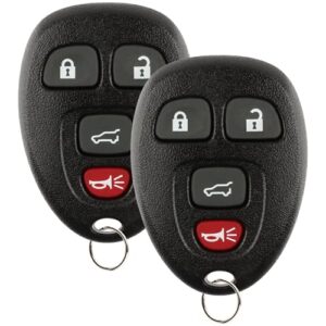 2x keylessoption remote key fob for gm (15913416, 15194382, ouc60270)