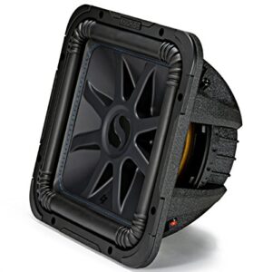 kicker l7s12 car audio solo-baric 12 subwoofer square l7 dual 2 ohm sub 44l7s122 (renewed)