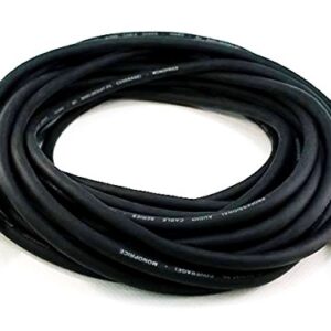 Monoprice 104800 Premier Series 1/4 Inch (TRS) Male to Male Cable Cord - 100 Feet- Black 16AWG (Gold Plated)