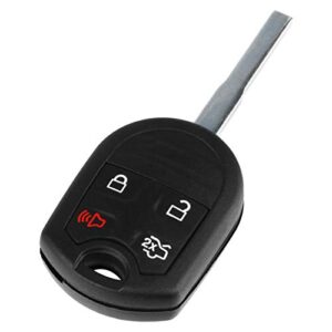 key fob fits 2011-2016 ford vehicles keyless entry remote 4btn w/high security blade (cwtwb1u793)