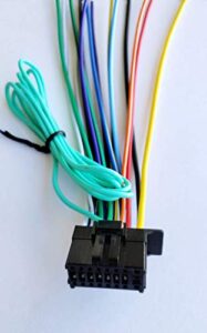 16 pin auto stereo wiring harness plug compatible with pioneer deh-s6000bs / deh-s6010bs / deh-s6100bs / deh-s6120bs / deh-s6200bs / deh-s6220bs