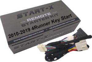 start-x remote starter for toyota 4runner (key start) 2010-2019 || plug n play || 3 x lock to remote start || 2010, 2011, 2012, 2013, 2014, 2015, 2016, 2017, 2018, 2019