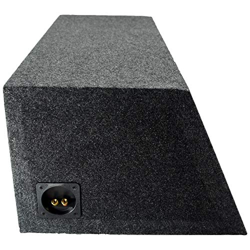 Car Audio Dual 12" Sealed Subwoofer Salnted Hatchback Stereo Sub Box Enclosure