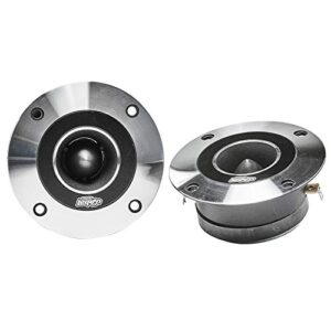 audio legion alt28 3.5″ 400 watt high compression chrome bullet super tweeters – car speakers – car tweeters – car audio (pair)