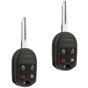 car key fob keyless entry remote start fits ford, lincoln, mercury, mazda (cwtwb1u793 4-btn) – guaranteed to program